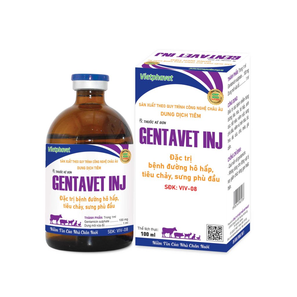 Đặc trị hô hấp, tiêu chảy, sưng phù đầu ở gia súc gia cầm
